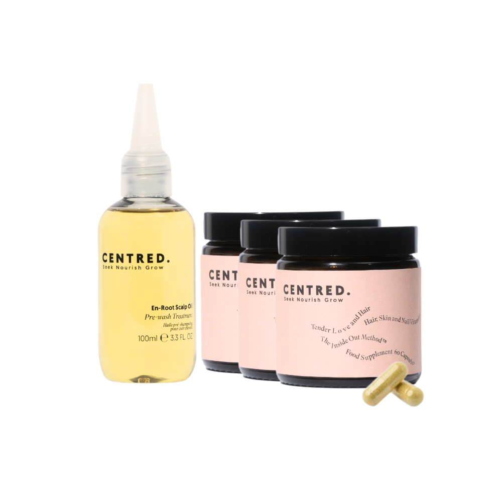 Hair Growth Results Bundle | Scalp Treatment and Hair Vitamins – CENTRED.®